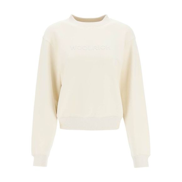 Woolrich | Sweaters | Woolrich Logo Embroidery Sweatshirt | Poshmark